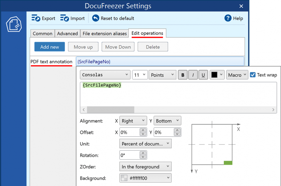 DocuFreezer Features