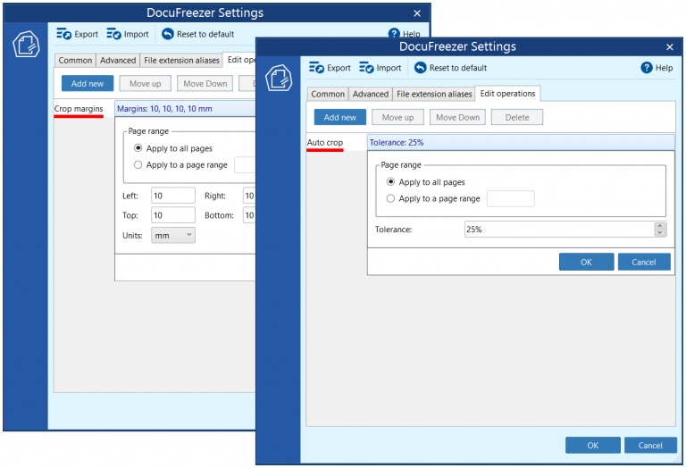 DocuFreezer Features