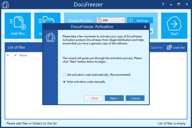 How to Install and Activate DocuFreezer