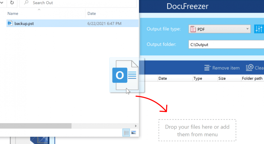 How to Save Email as PDF or Images with DocuFreezer