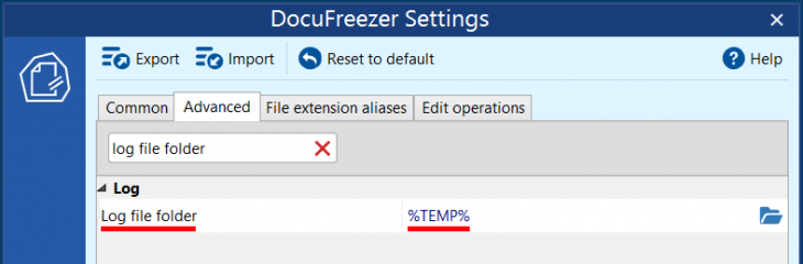 Where to Find DocuFreezer Log Files